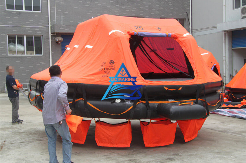 SOLAS Approved Davit Launched Inflatable Life Raft from China ...