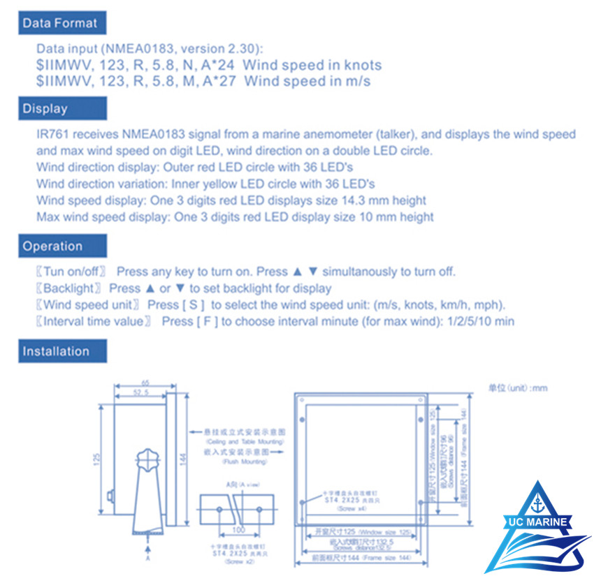 Wind Repeater from China Manufacturer - UC Marine China