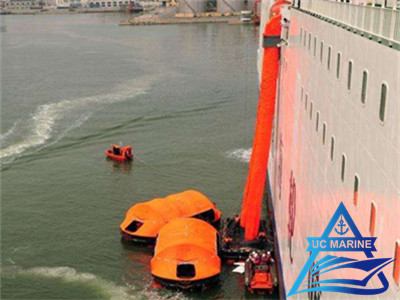 Single Chute Vertical Passage Marine Evacuation System from China ...