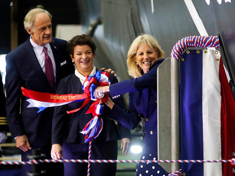 Virginia-Class Submarine Delaware Christened - UC Marine China